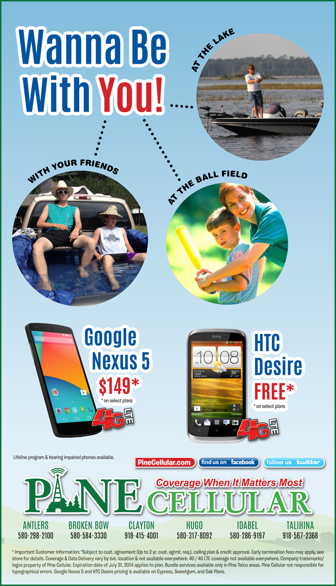 Pine Cellular Cell Phone Company Oklahoma